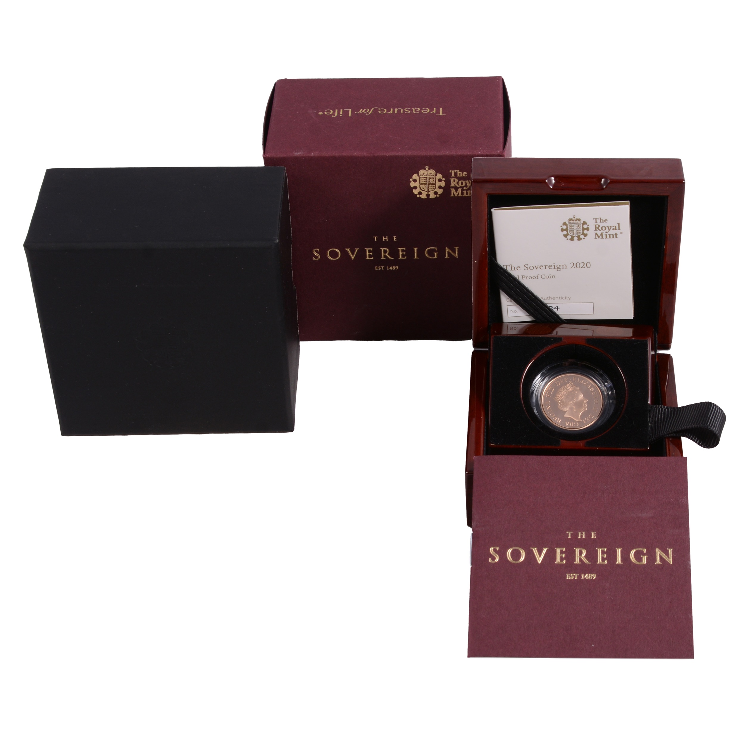 Lot 347 - Royal Mint – 2020 Gold Proof Full Sovereign