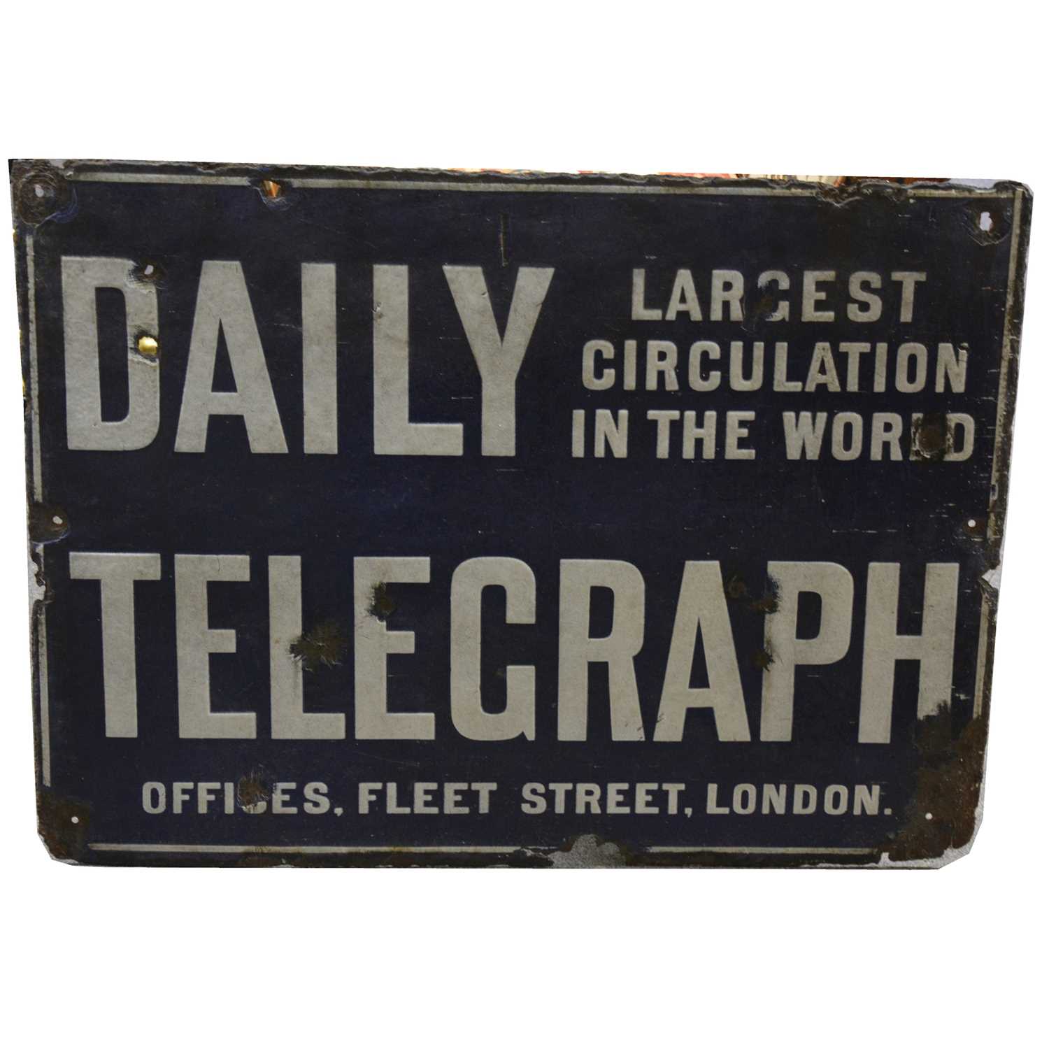 Lot 144 - Advertising: Daily Telegraph, Largest