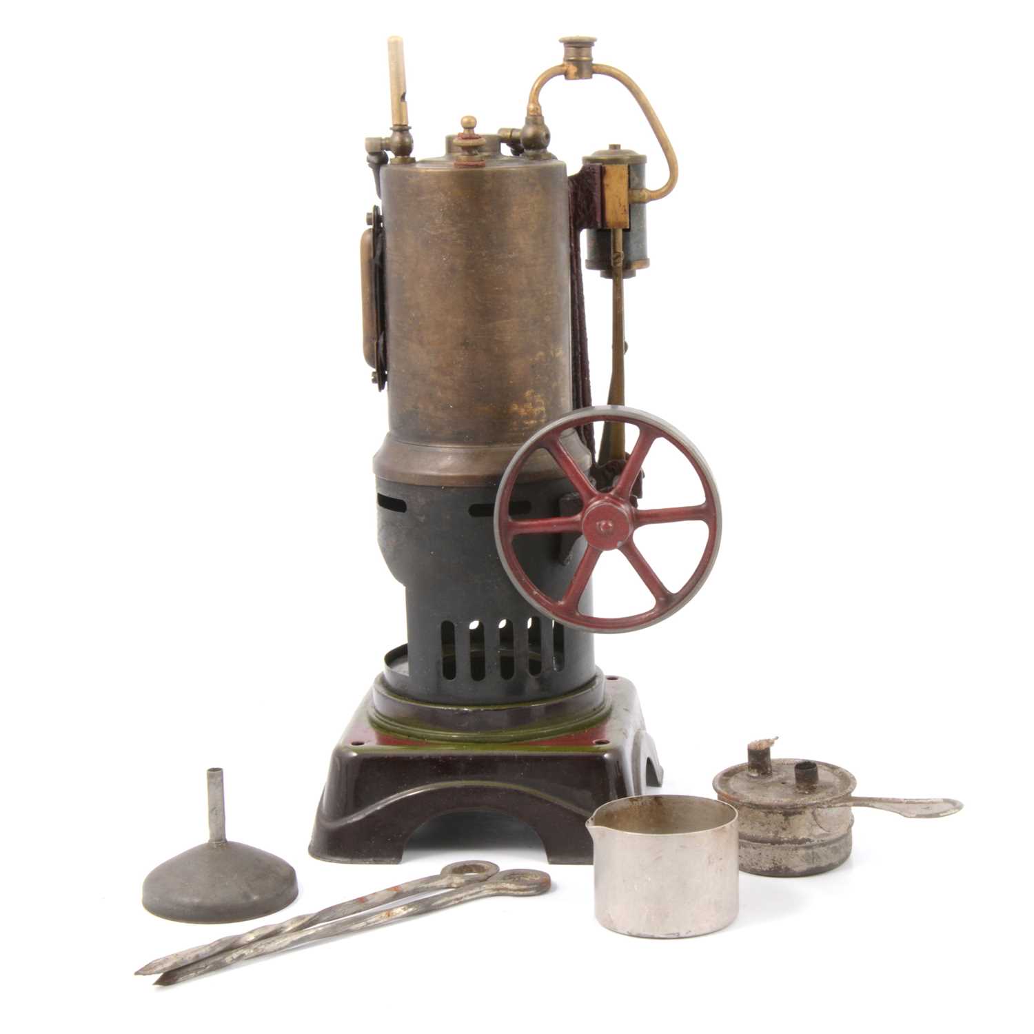 Lot 74 - A Gebruder Bing live steam vertical steam