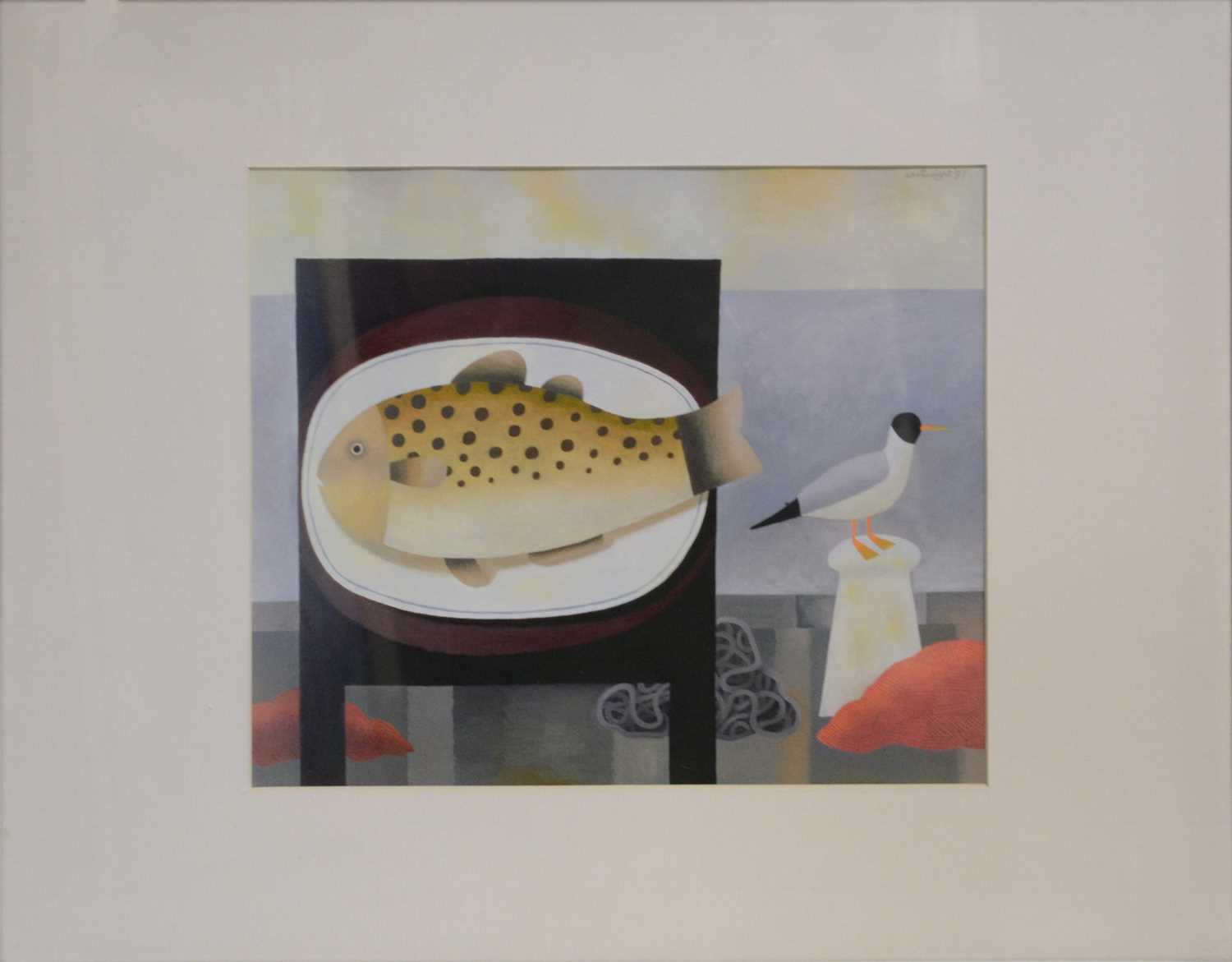 Lot 356 - Reg Cartwright, two still life prints,
